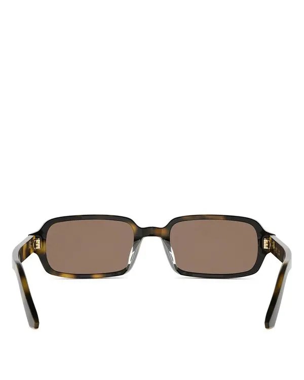 Dior Pacific S3i Rectangular Sunglasses - Havana/brown