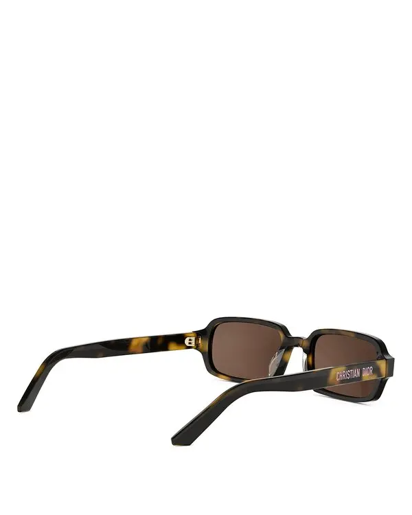Dior Pacific S3i Rectangular Sunglasses - Havana/brown
