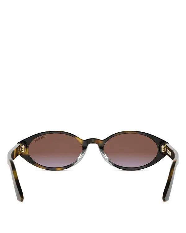 Dior Pacific Oval Sunglasses, 52mm