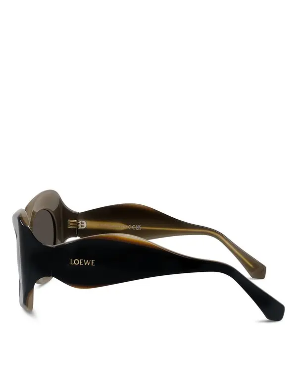 Loewe Signature Butterfly Sunglasses 52mm - Black/brown