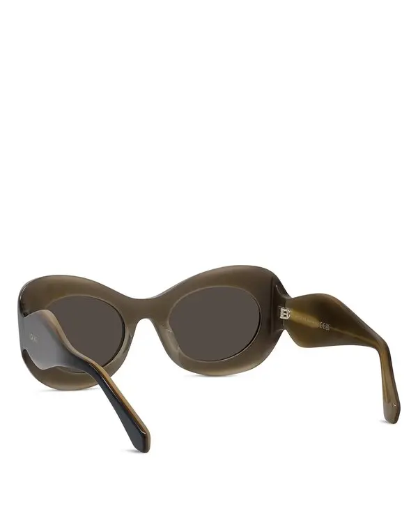 Loewe Signature Butterfly Sunglasses 52mm - Black/brown