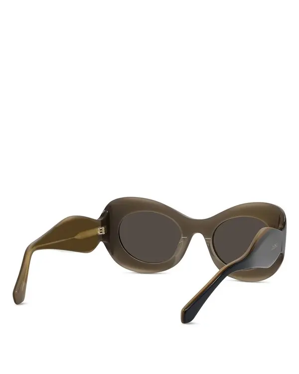 Loewe Signature Butterfly Sunglasses 52mm - Black/brown