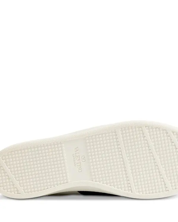 Valentino Garavani Leather Sneakers - White/black