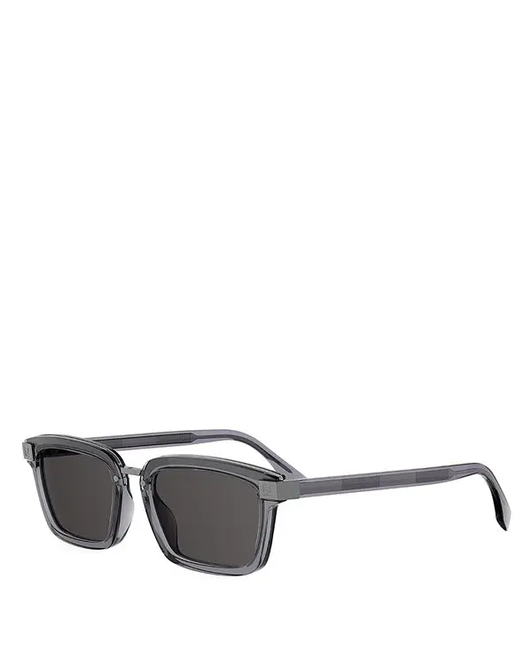 Fendi Sky Rectangular Sunglasses - Grey/grey