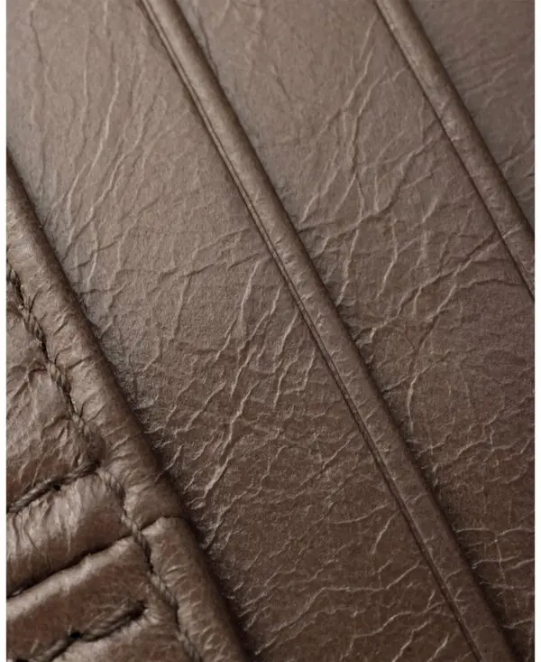 Prada Leather Card Holder - Grey