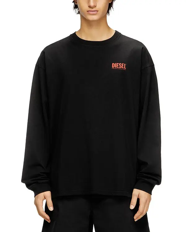 DIESEL® Crewneck Logo Shirt - Black