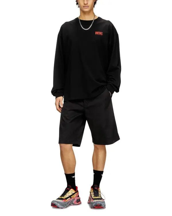 DIESEL® Crewneck Logo Shirt - Black