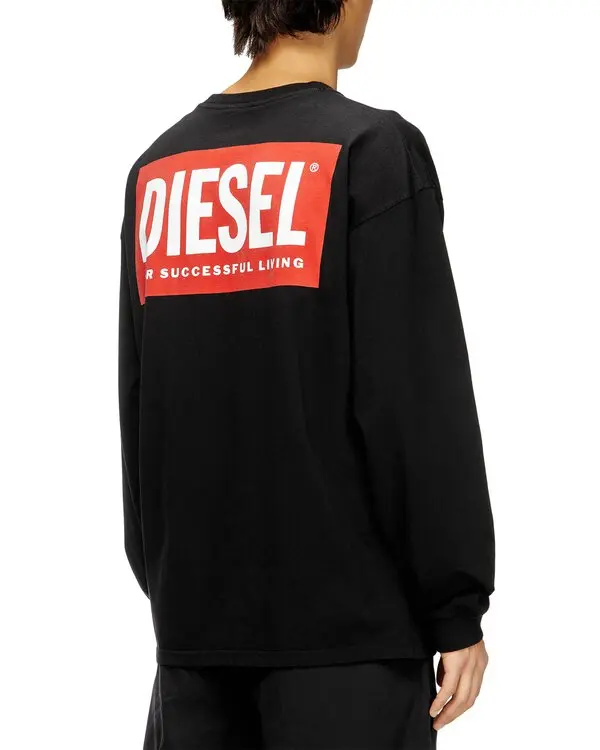 DIESEL® Crewneck Logo Shirt - Black
