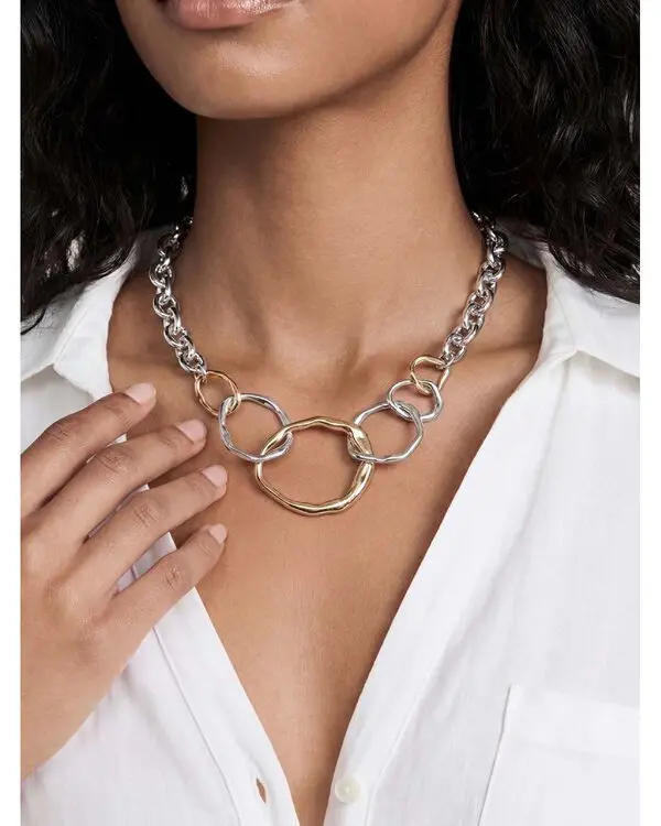 Ettika Interlocking Chain Necklace