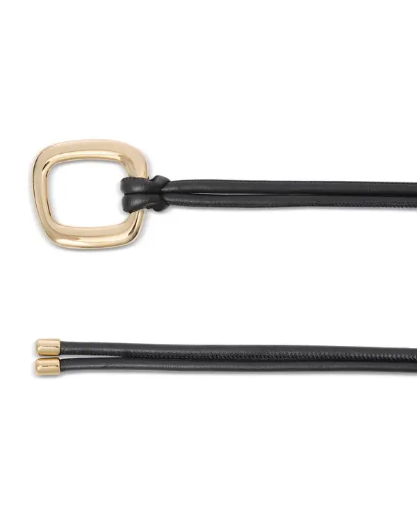 Madewell Sculpted Buckle Tie Leather Belt