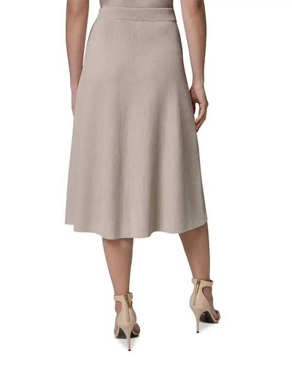 Donna Karan New York Ribbed Midi Sweater Skirt