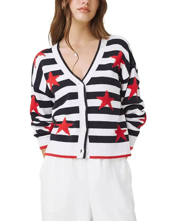 Splendid Mixed Print Cardigan