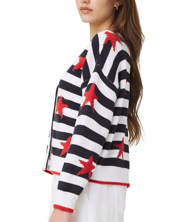 Splendid Mixed Print Cardigan