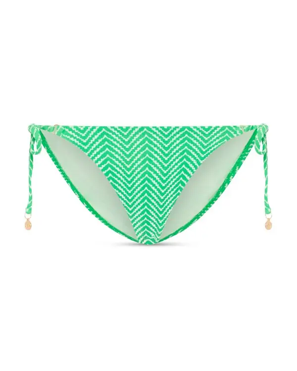 MILLY Verde Chevron Bikini Bottom