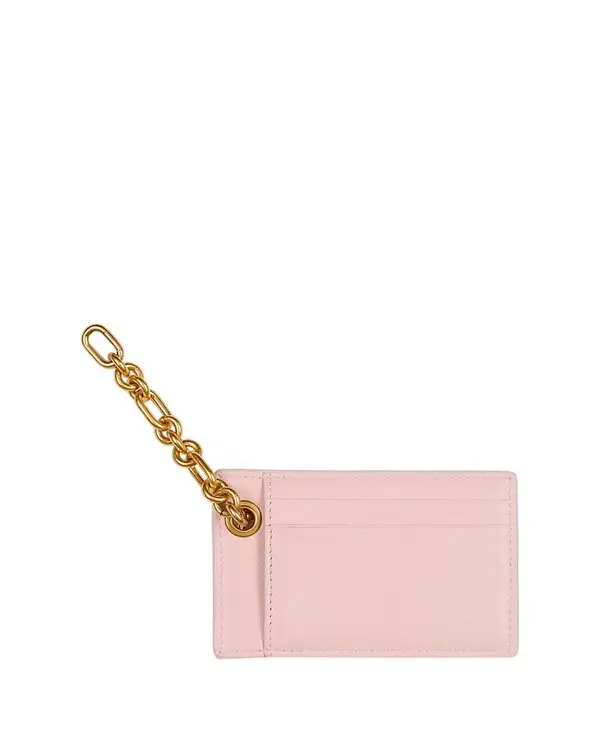 Balmain Pulse Card Holder In Smooth Leather - Black