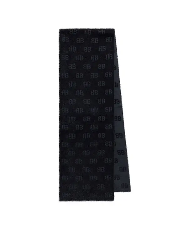 Balenciaga Furry Scarf - Black