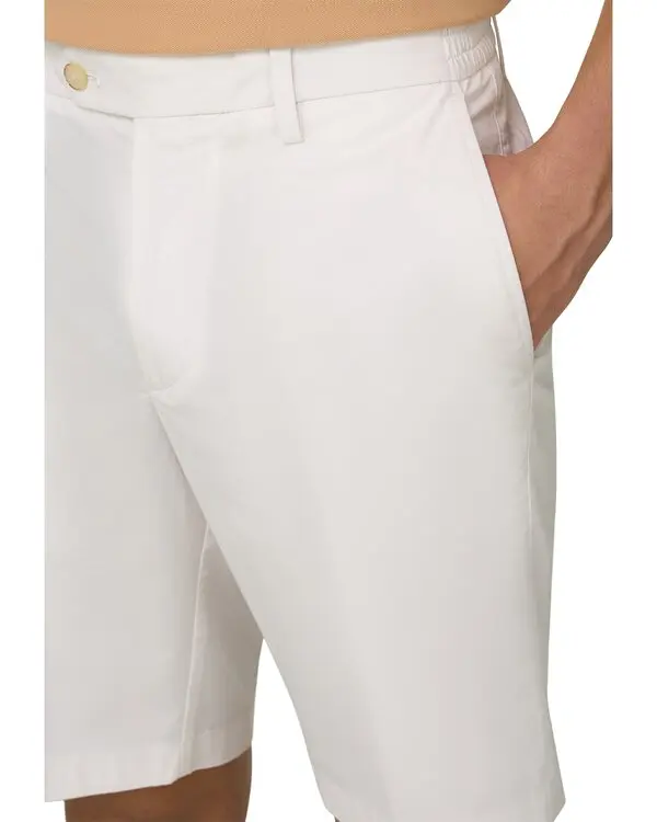 Boggi Milano Stretch Cotton Bermuda Shorts - White