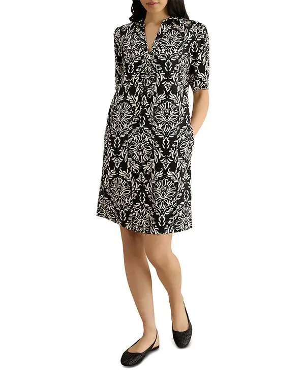HOBBS LONDON Lucille Printed Viscose Dress