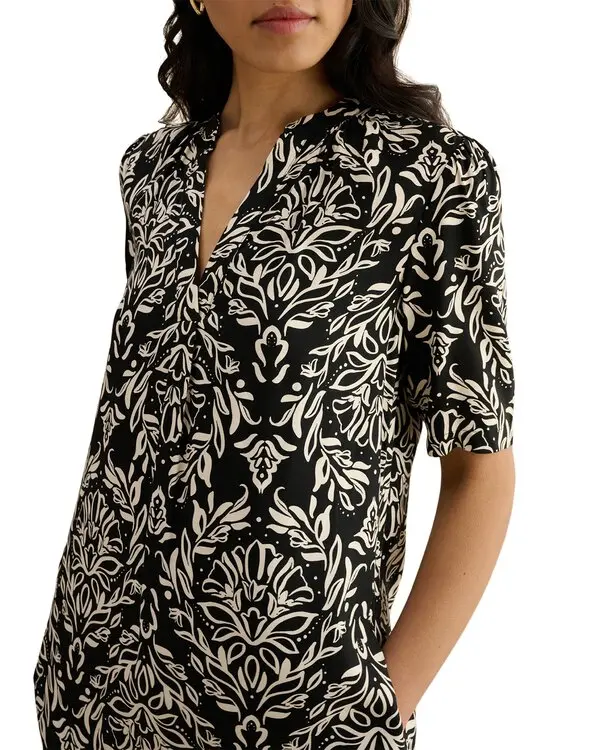 HOBBS LONDON Lucille Printed Viscose Dress