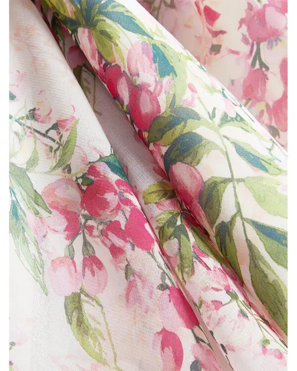 HOBBS LONDON Floral Print Midi Dress