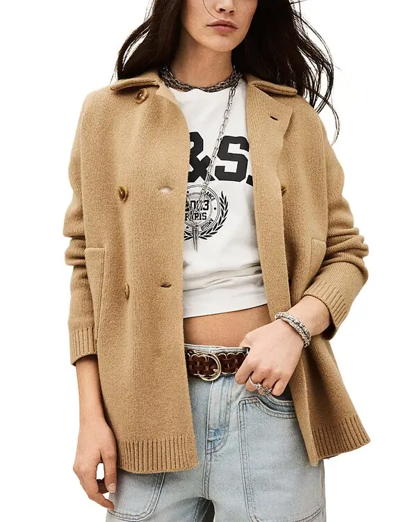 Ba&sh Vesta Cardigan Sweater