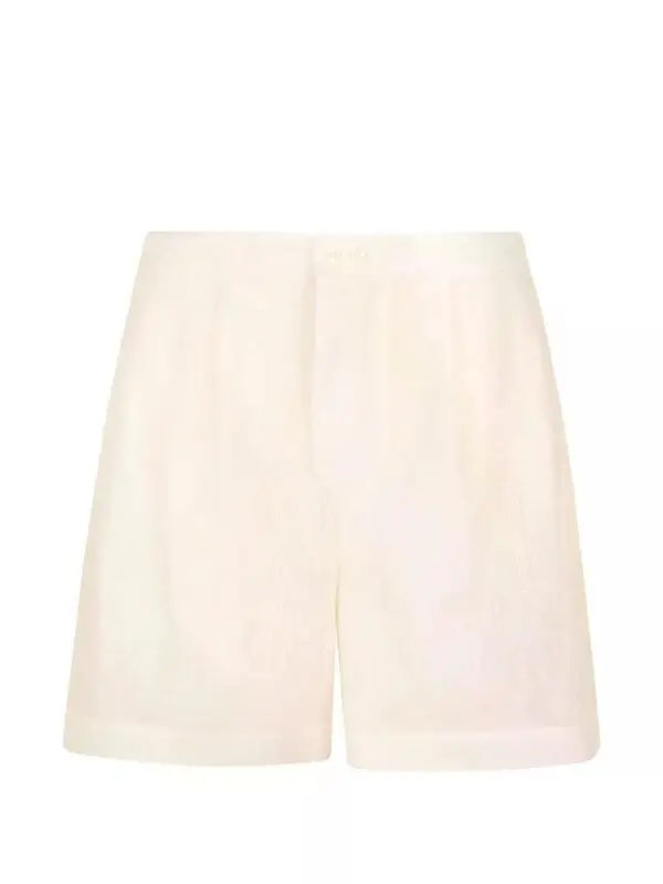 Ermanno Scervino Paisley Jacquard Pleated Shorts
