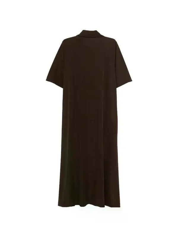 Seventy Short-sleeve Polo Maxi Dress