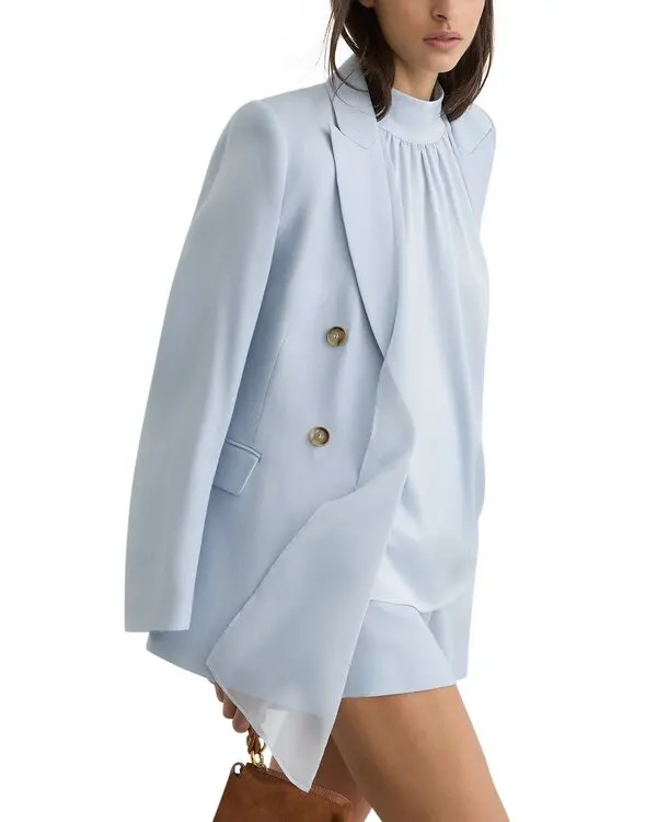 REISS Andrea Chiffon Scarf Top