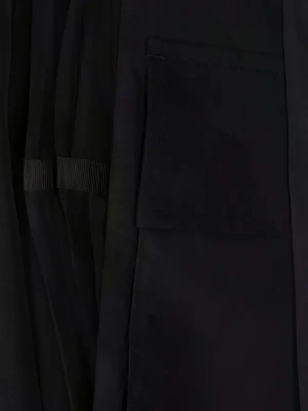 Sacai Asymmetrical Ruffled Dress