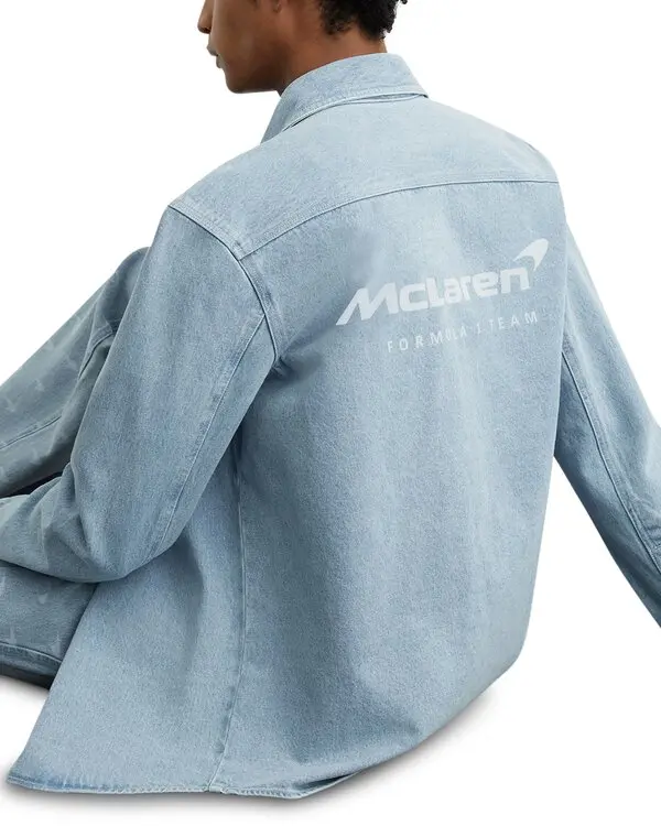 REISS X Mclaren Chronix Denim Shirt