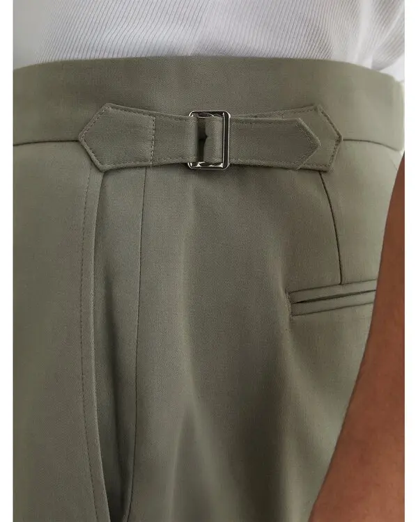 REISS Cantwell Tailored Shorts - Sage