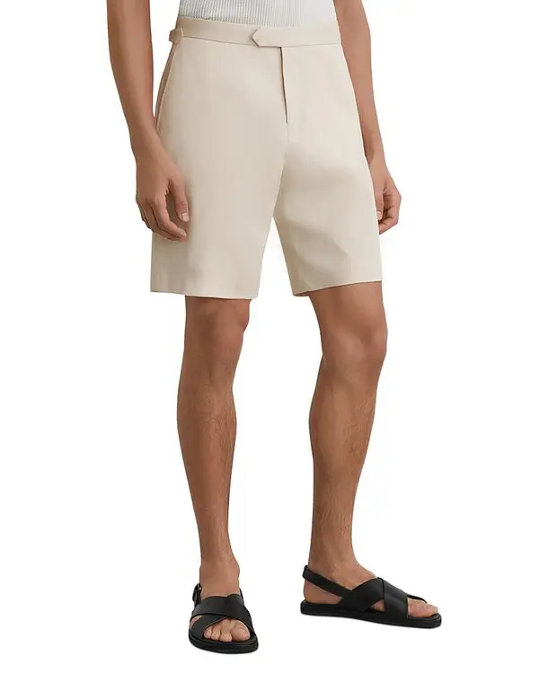 REISS Cantwell Tailored Shorts - Stone