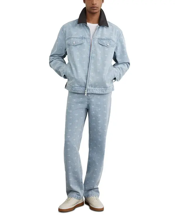 REISS X Mclaren Relaxed Fit Speedmark Jeans