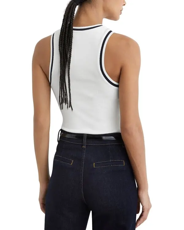 REISS Matilda Contrast Trim Vest