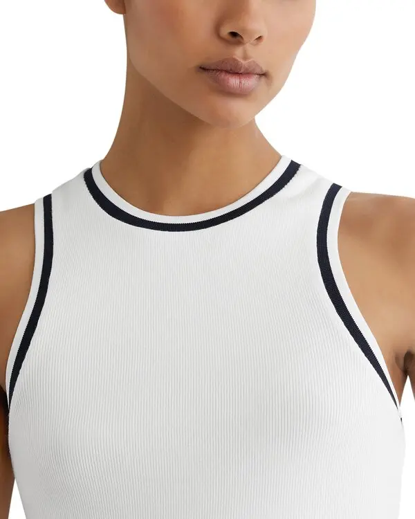 REISS Matilda Contrast Trim Vest