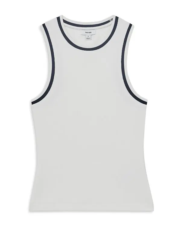 REISS Matilda Contrast Trim Vest