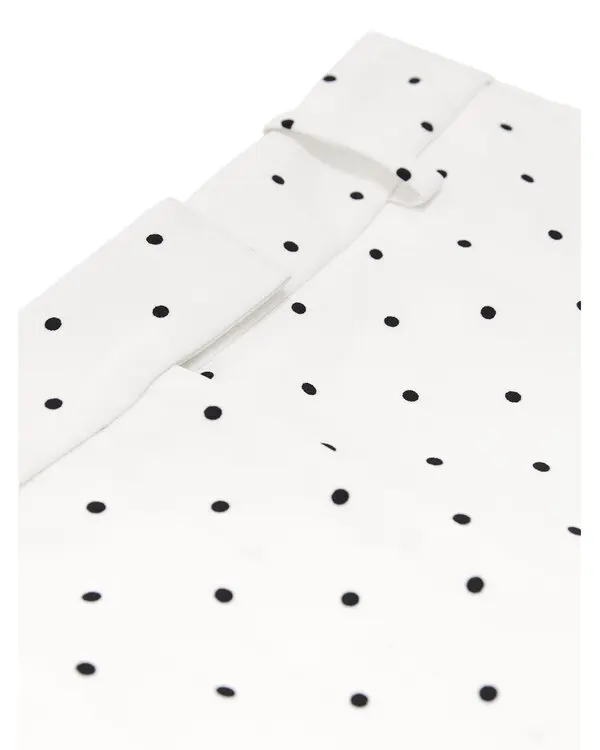 REISS Petite Beatrix Polka Dot Wide Leg Pants