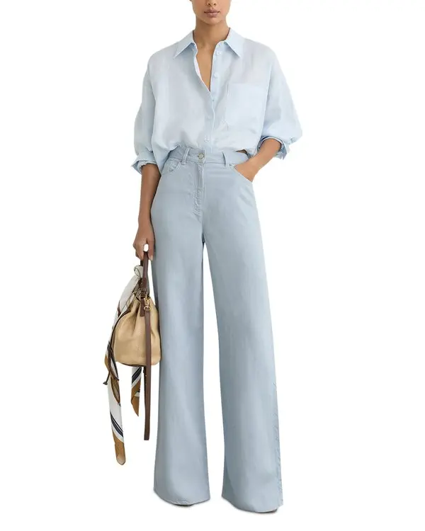 REISS Carmen Wide Leg Pants