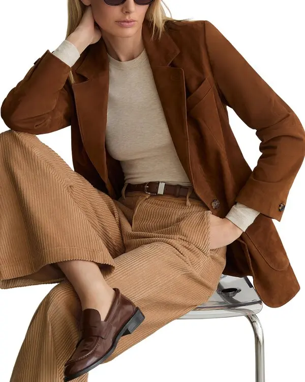 REISS Stanton Corduroy Trousers