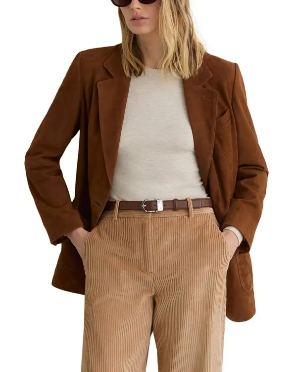 REISS Stanton Corduroy Trousers