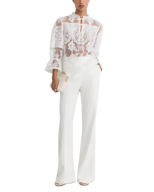 REISS Demi Lace Shirt