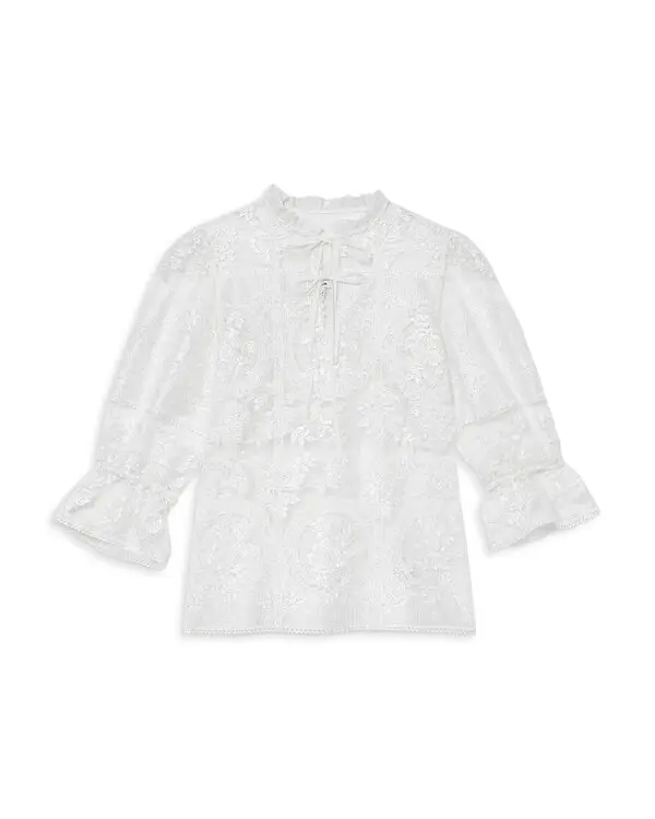 REISS Demi Lace Shirt