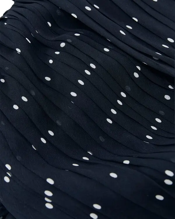 REISS Off-the-shoulder Polka Dot Jumpsuit