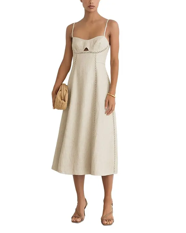 REISS Annie Midi Dress