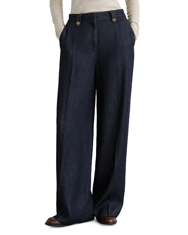 REISS Kaia Wide Leg Pants