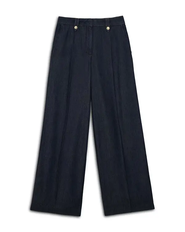 REISS Kaia Wide Leg Pants
