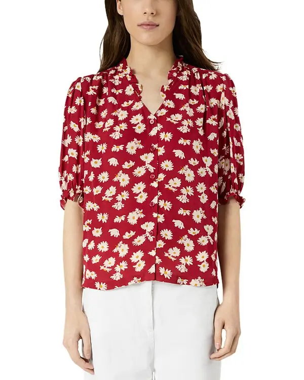 Gerard Darel Clyah Floral Viscose Shirt
