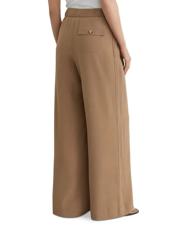 REISS Silk Wide Leg Pants