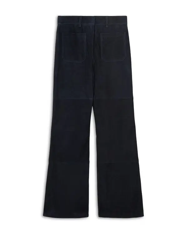 REISS Priya High Rise Suede Pants