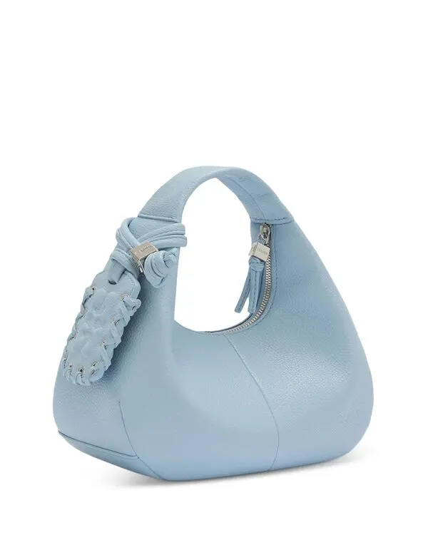 GANNI Mini Grained Hobo Bag